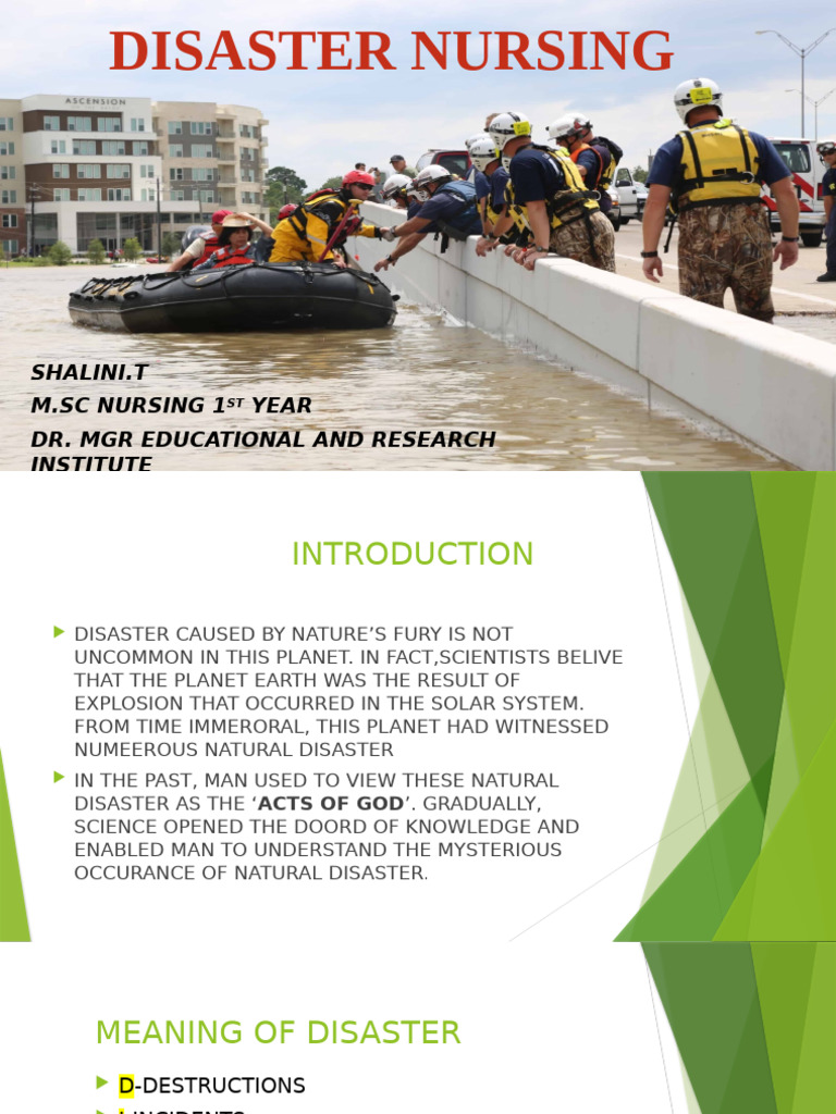 Disaster Nursing | PDF | Emergency Management | Science & Mathematics