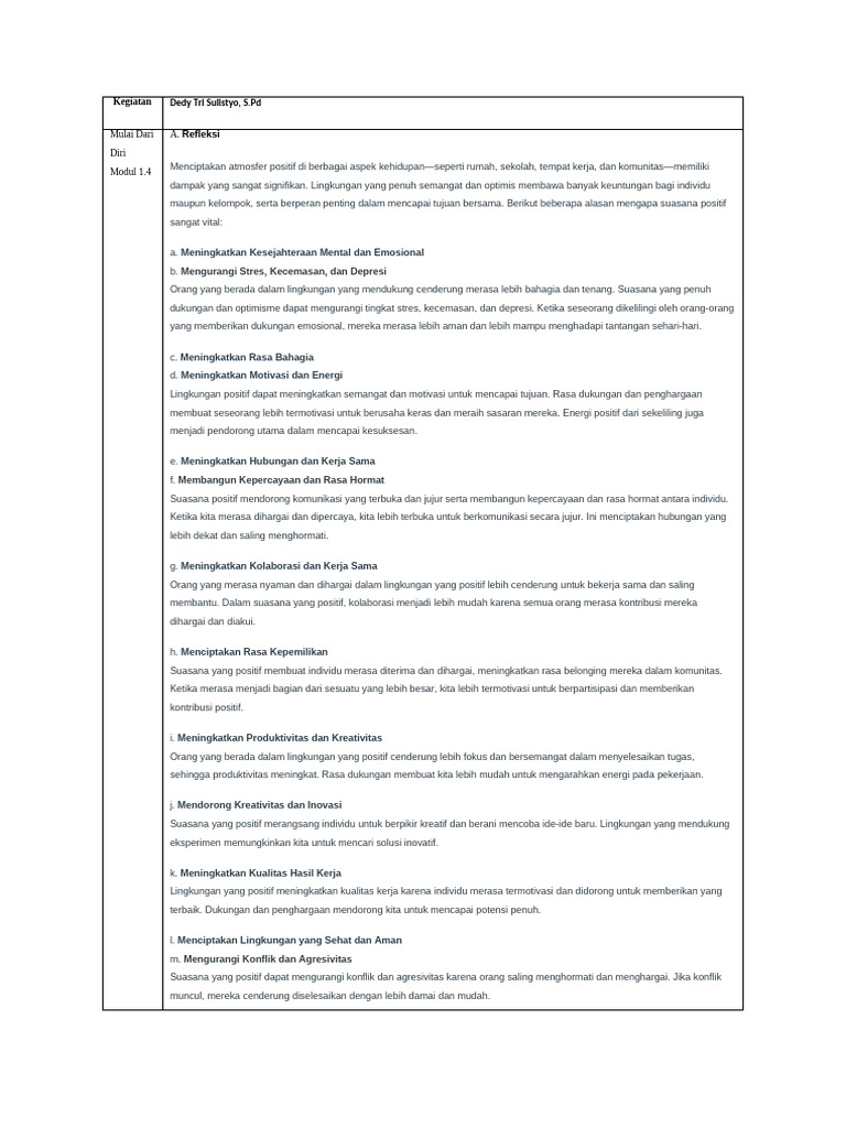 Rangkuman Modul 1.4 | PDF