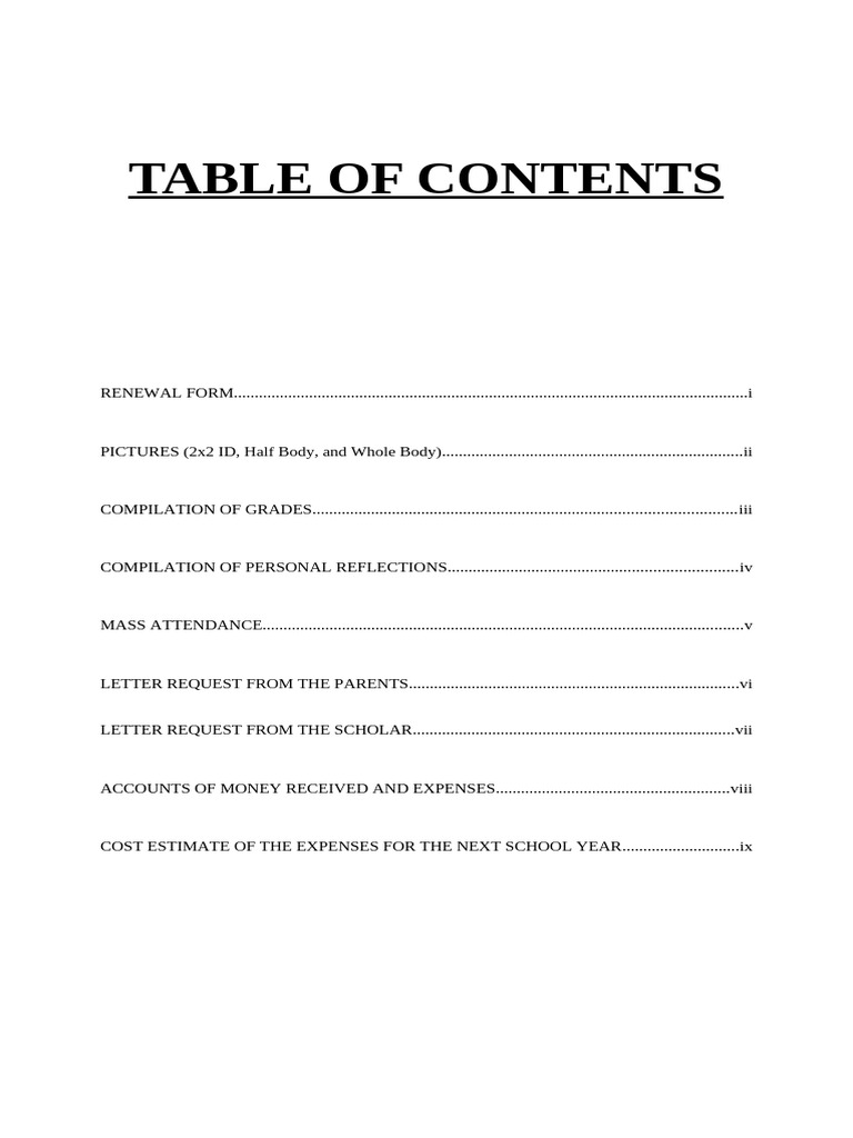 Table-of-Contents | PDF