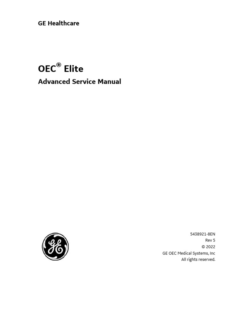 Oec Elite Advanced Service Manual | PDF