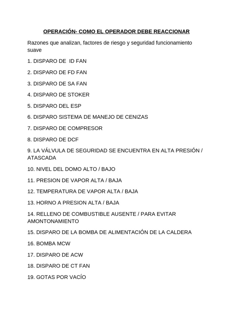 Operation Presentation REV - 1 | PDF