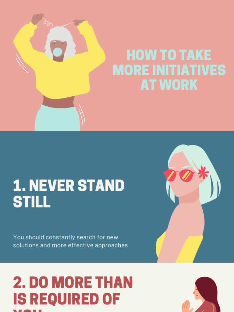 How to Take More Initiatives At Work | PDF