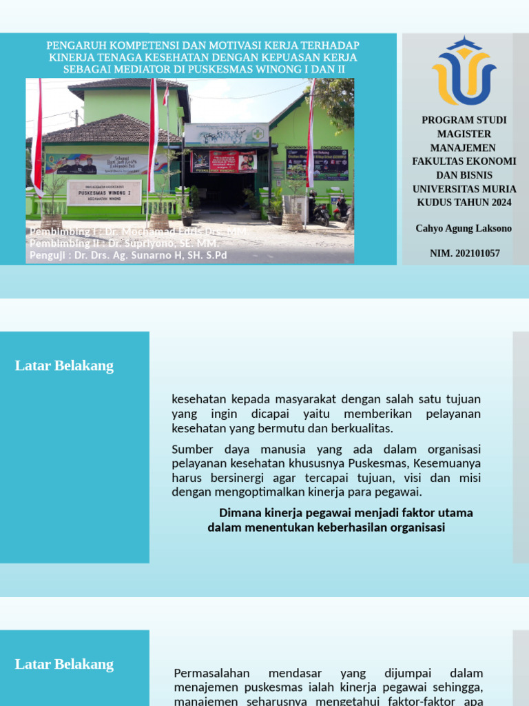 0-ppt Perbaikan Seminar Hasil Ujian | PDF | Karier & Perkembangan | Pengembangan Diri