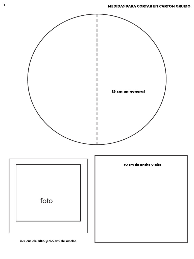 Molde Rueda de Fotos | PDF