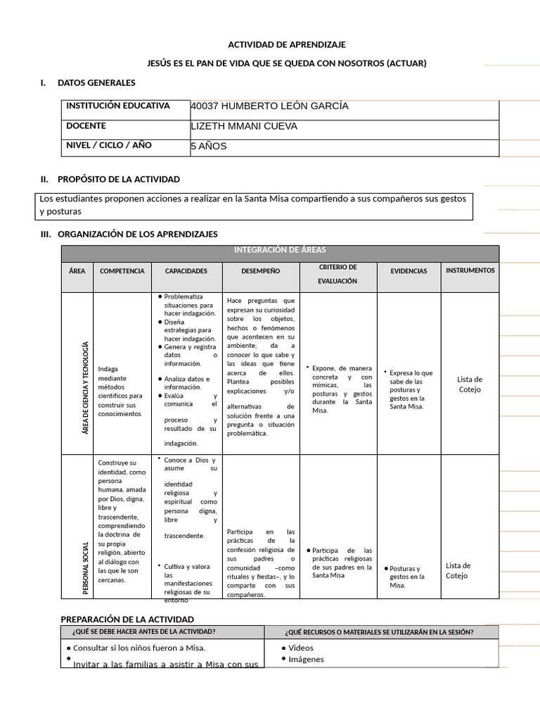 Actividad de Aprendizaj1 | PDF