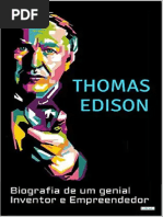 Biografia Thomas Edison Revisado | PDF | Thomas Edison | Science
