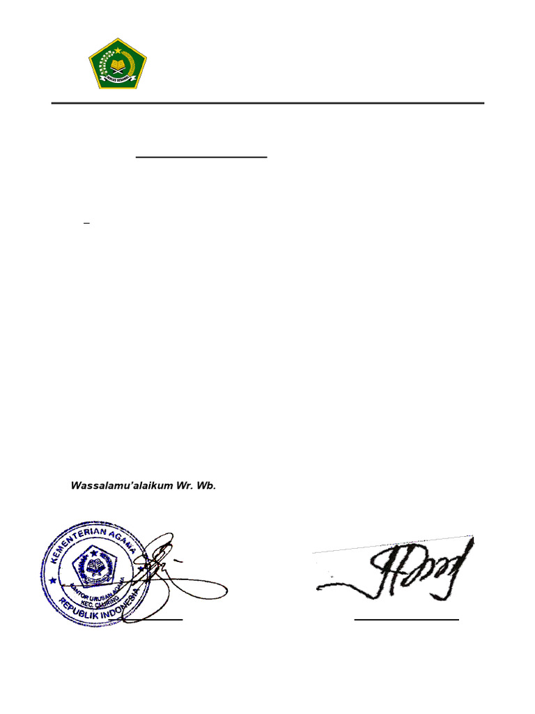 Permohonan Narsum | PDF