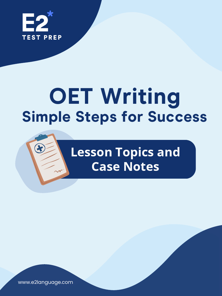 Free Download OET Writing Simple Steps To Success PDF Form | PDF