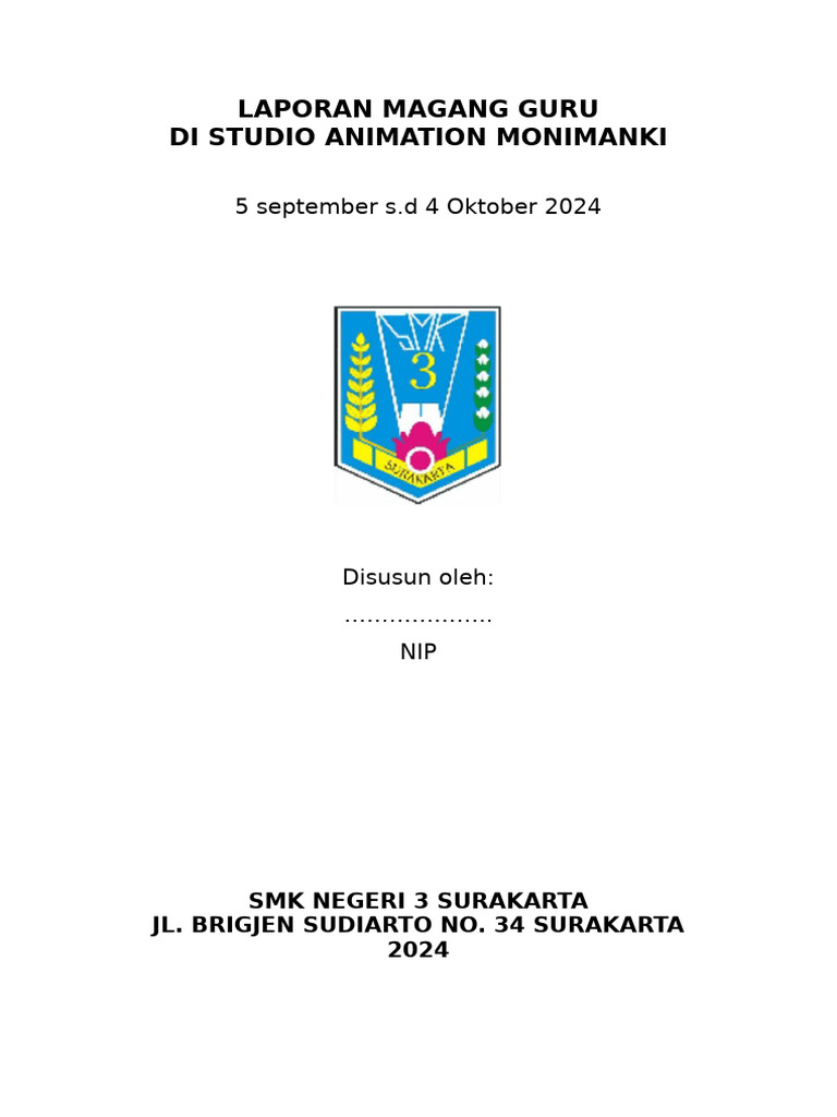 Laporan Magang Guru | PDF