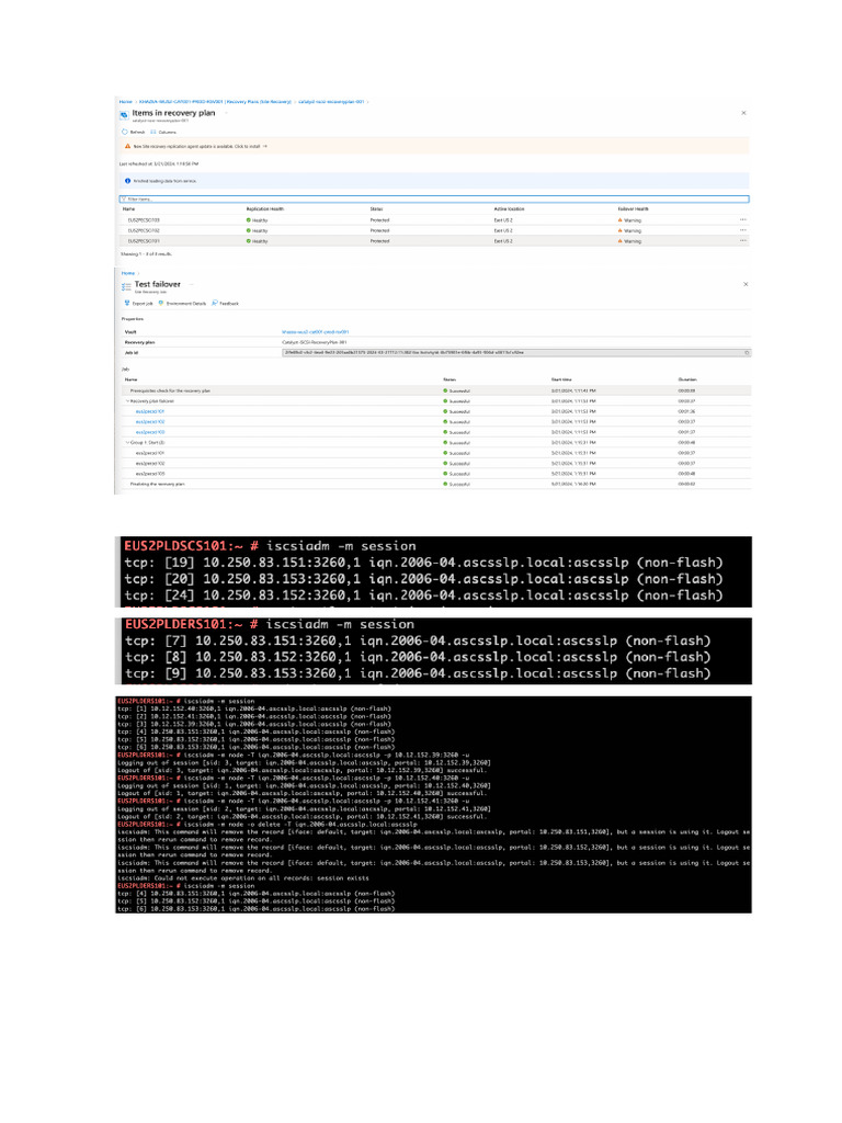 iSCSI DR Test ASR | PDF