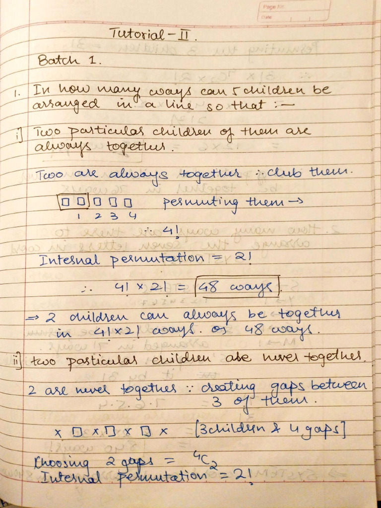 Maths Tutorial 2 Sol | PDF