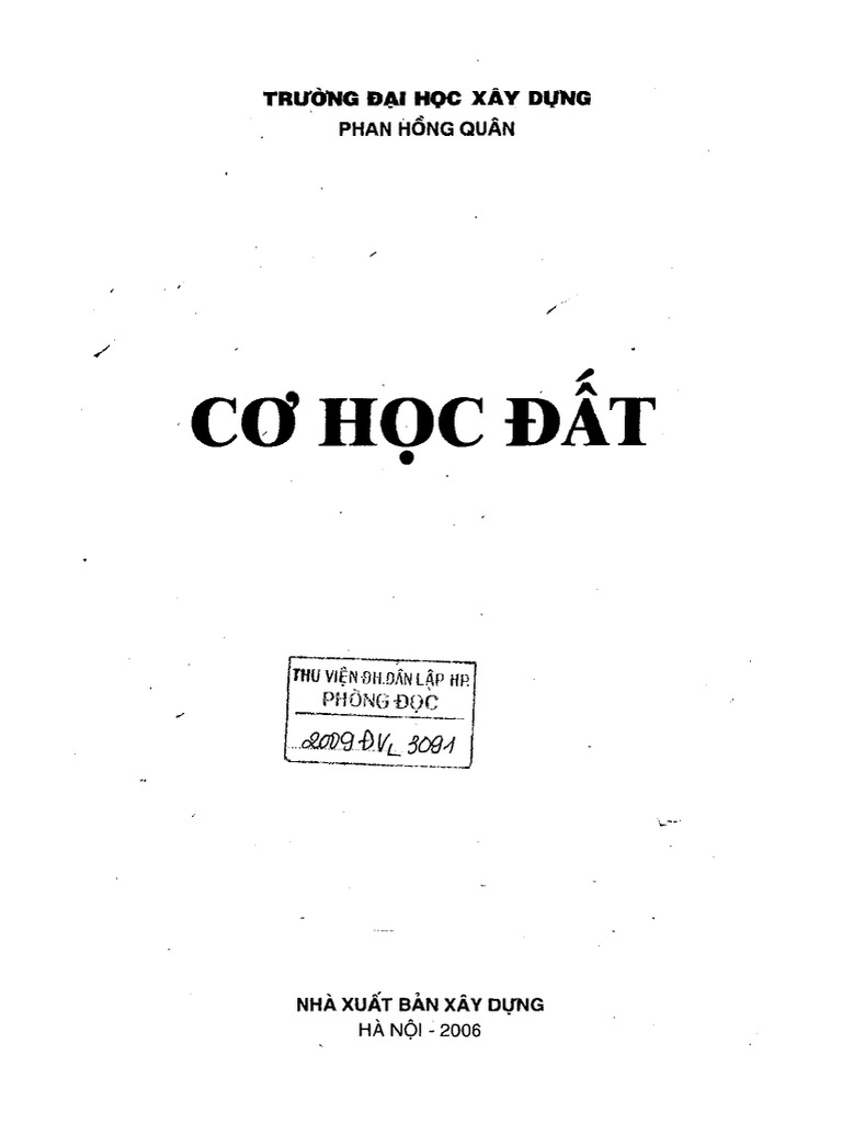 Co Hoc Dat - Phan Hong Quan | PDF