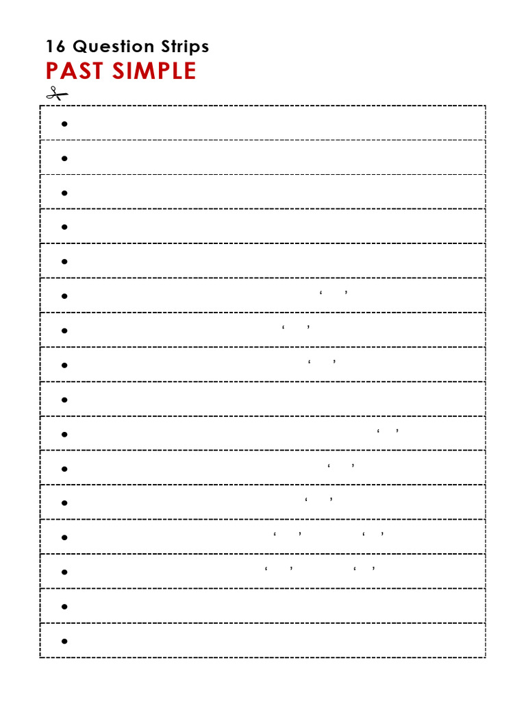 Past Tense Questions | PDF