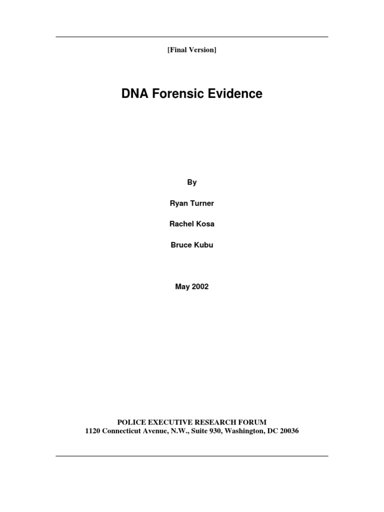 DNA Forensic Evidence | Dna Profiling | Crime Scene | Free 30-day Trial ...