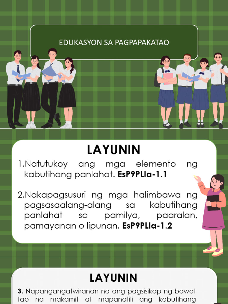 ESP 9 WEEK 1.Pptx | PDF