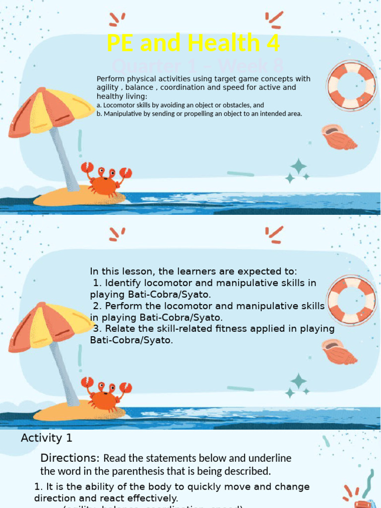Pe&Health 4 q1wk8 | PDF