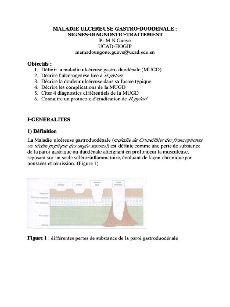 11-Ulceres Gastroduodenaux m1 Word | PDF
