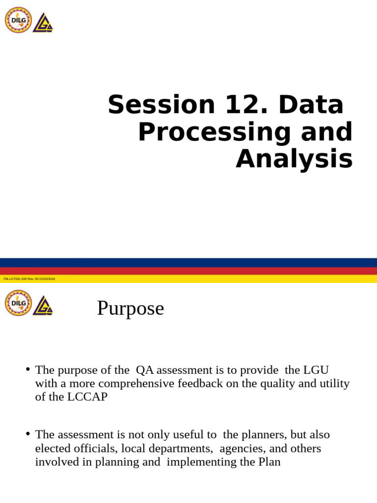 Session 11 Data Processing and Report Writing | PDF