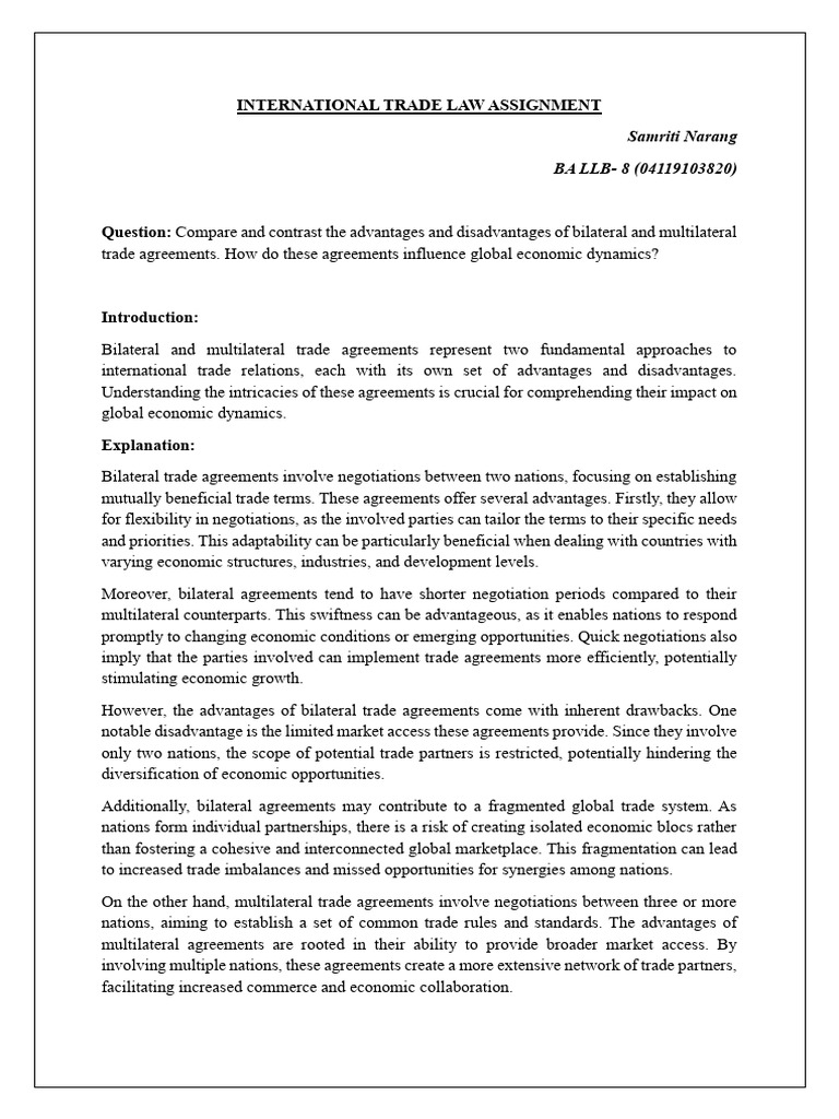 ITL Assignment | PDF