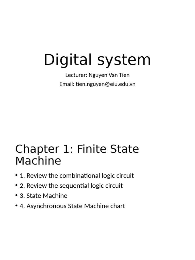PPT Digital system | PDF PPT Digital system | PDF