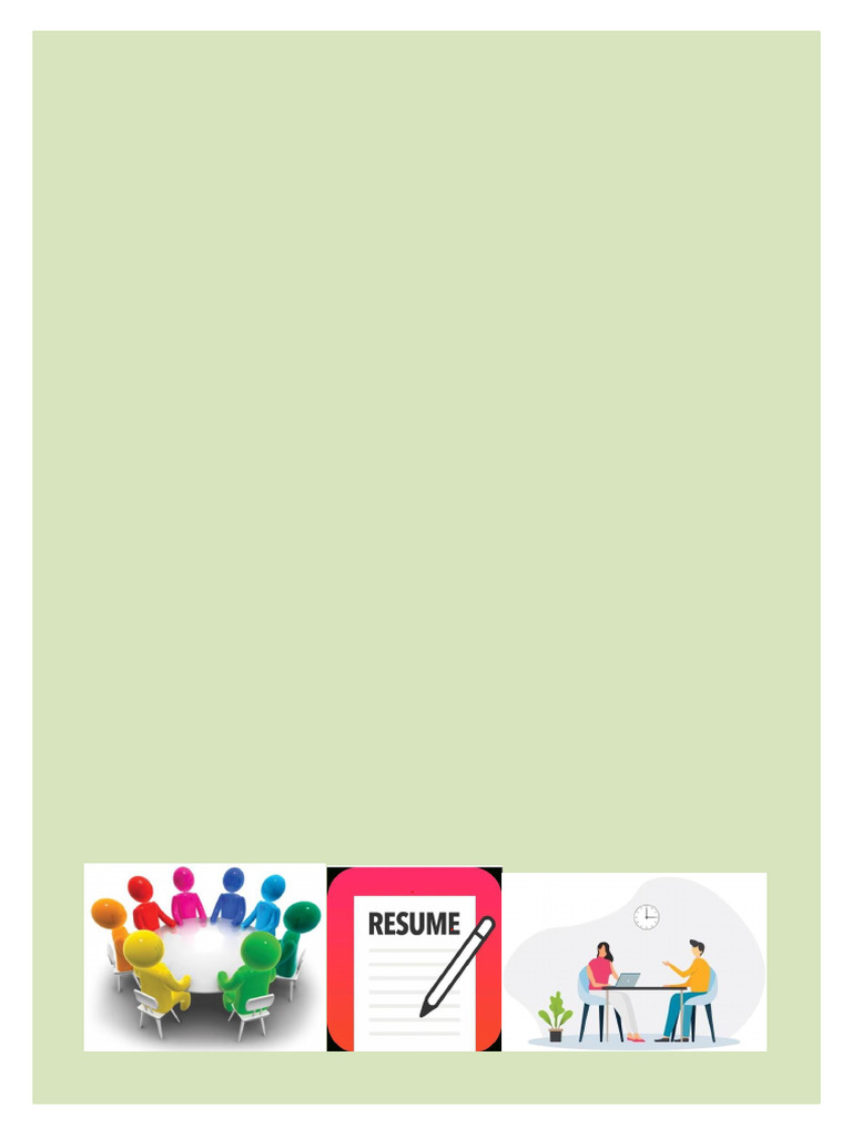 Student Handout - August 2024 | PDF | Job Interview | Career & Growth