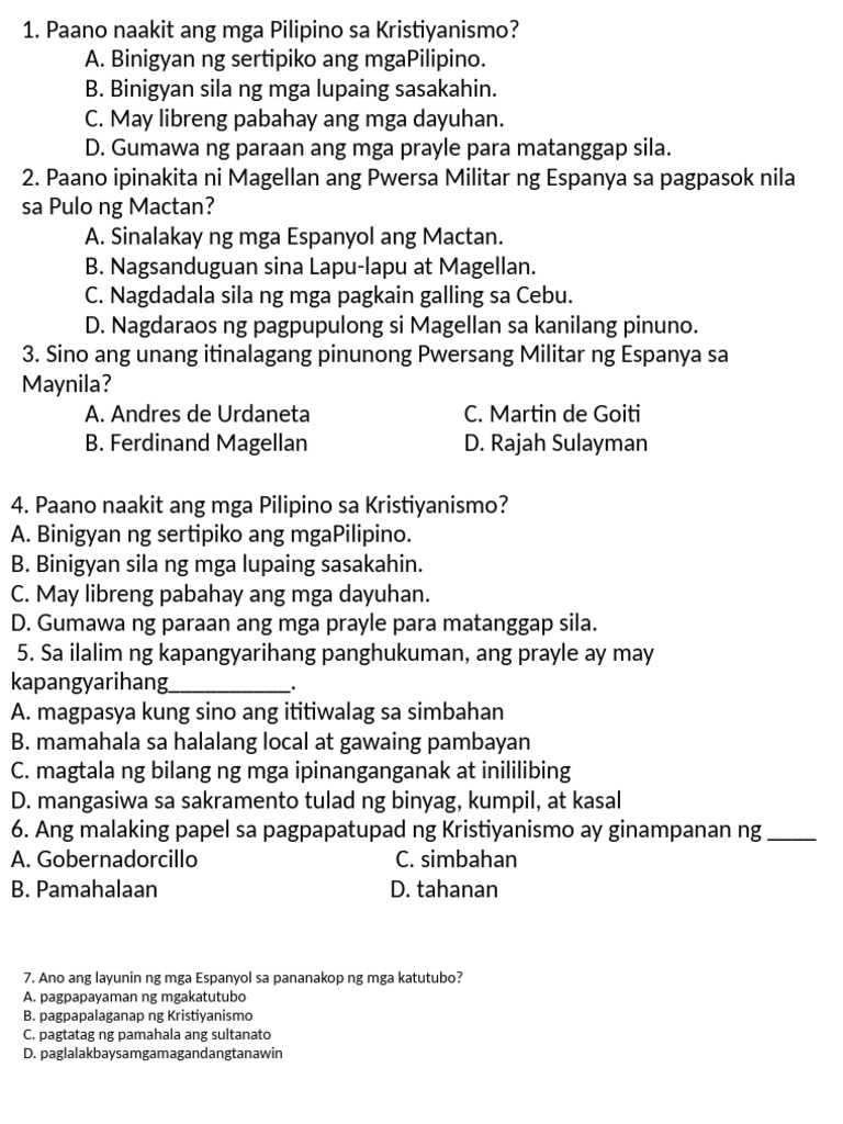 ARAL PAN 2 | PDF