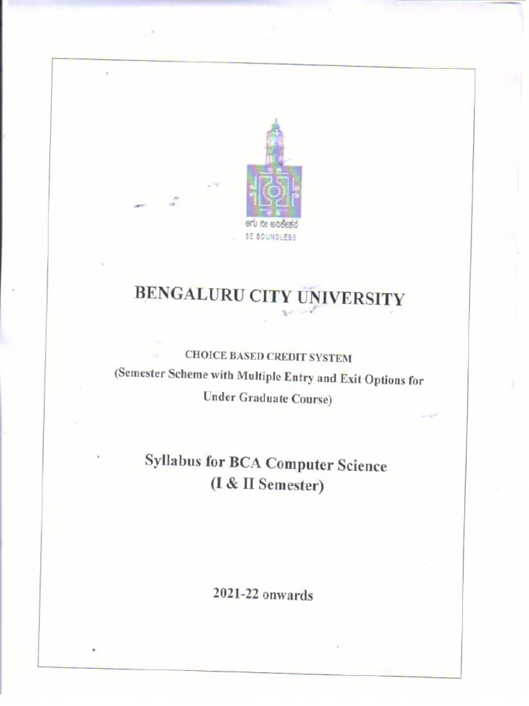 Bca Nep Syllabus | PDF
