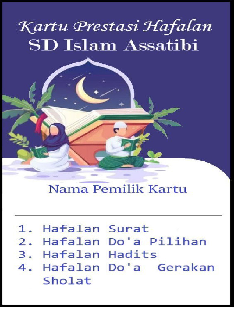Kartu Prestasi Hafalan | PDF