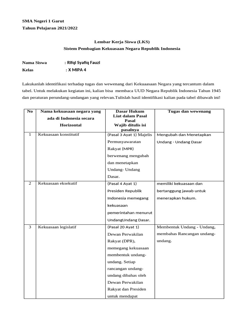 Lembar Kerja Pertemuan | PDF