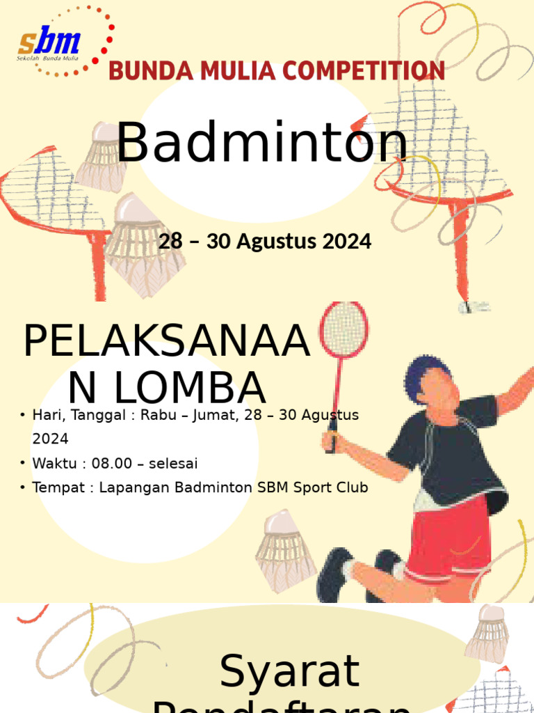 ppt Badminton | PDF