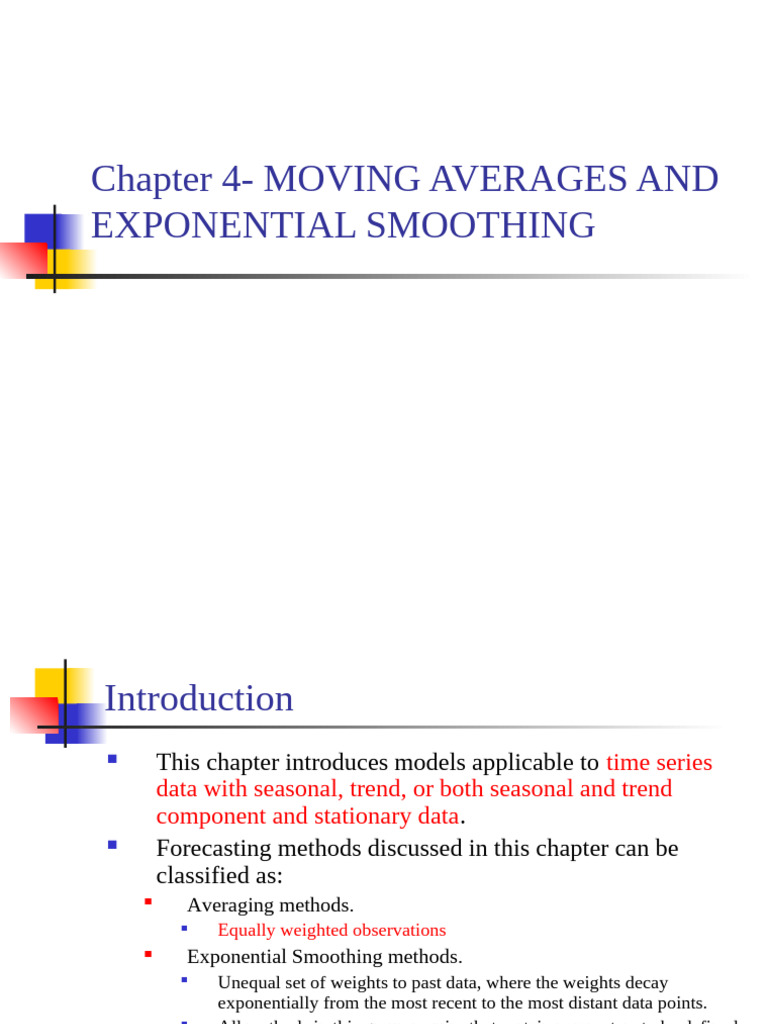 Chapter 4-Moving-Average-Methods | PDF