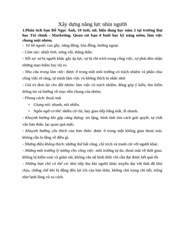 Phân Tích BT KNM | PDF