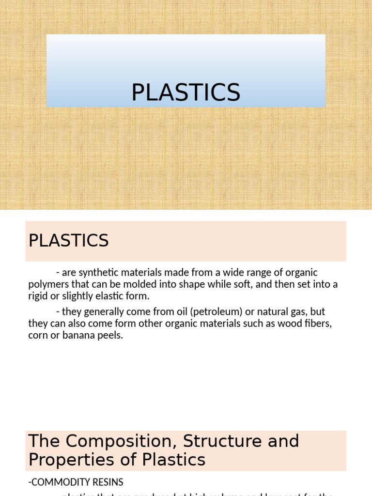 Plastics | PDF