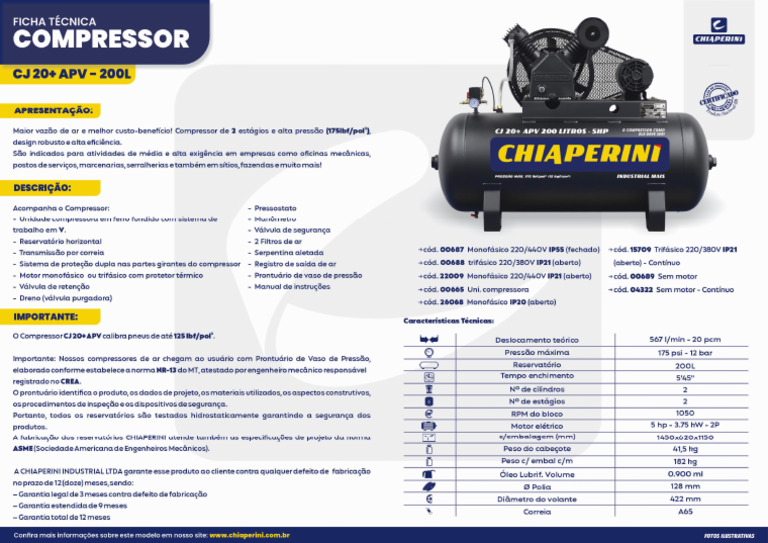 ficha_tecnica_cj_20mais_apv_200l-chiaperini | PDF