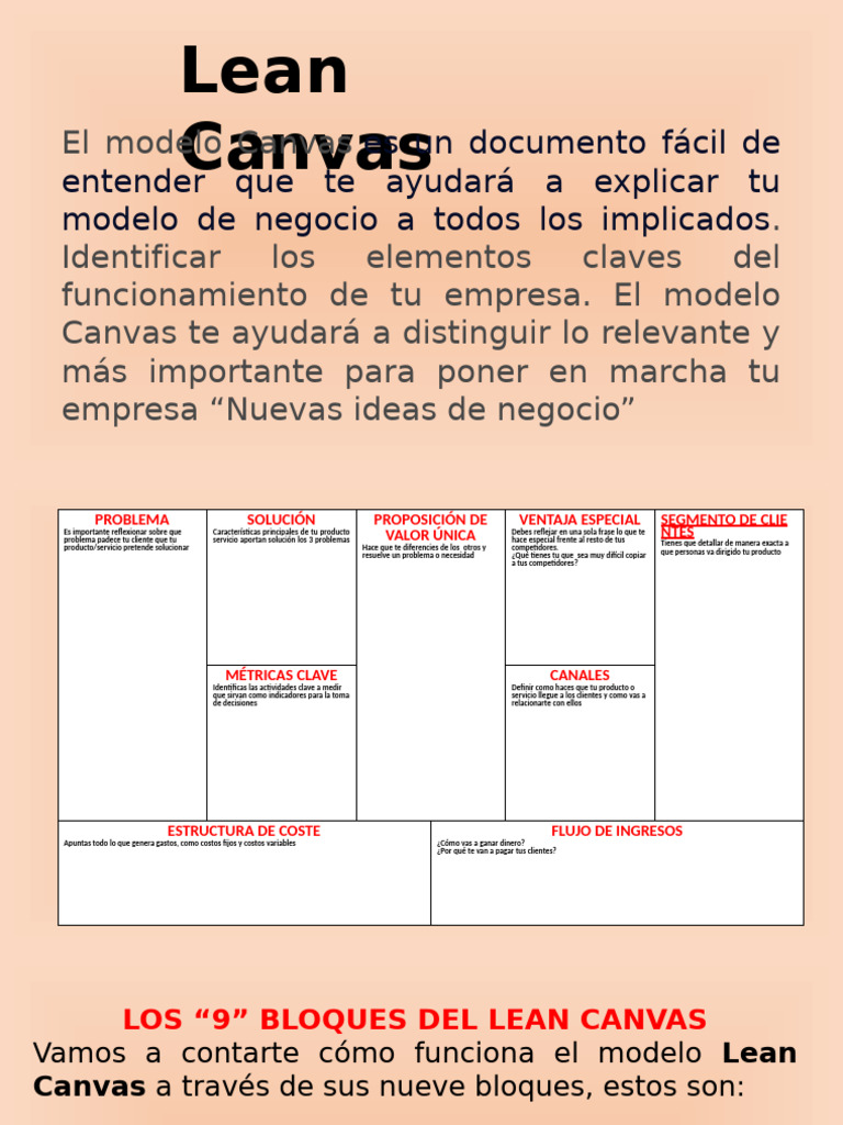 Lean Canvas | PDF