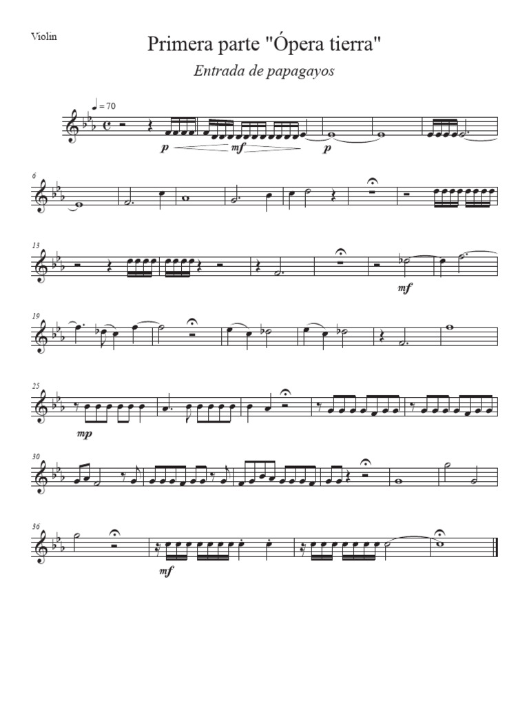 Violin Opera Tierra Completo | PDF | Graphemes | Western Calligraphy