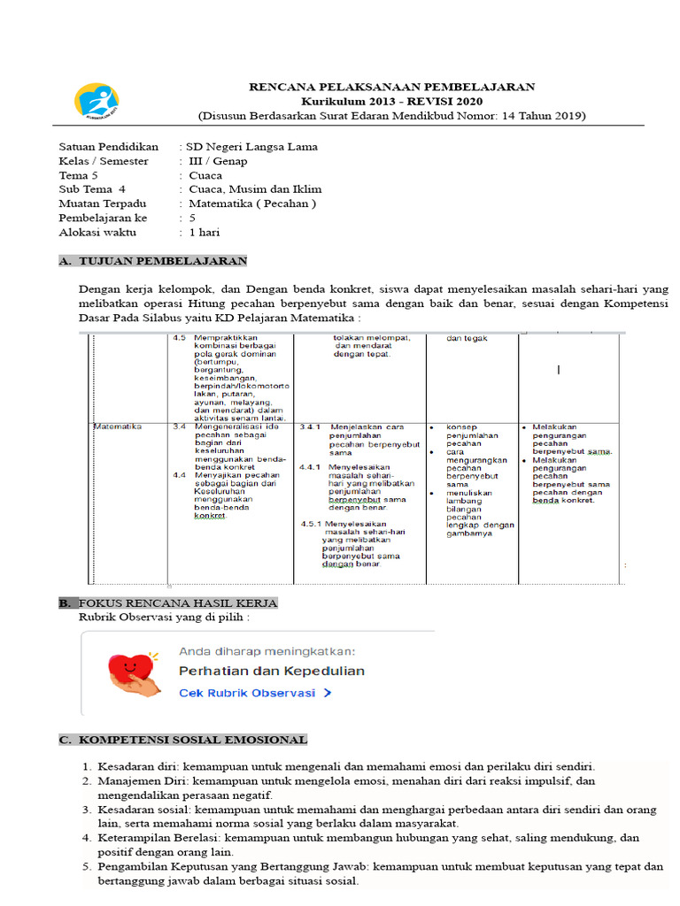 RPP - LKPD Ekin PMM 2024 | PDF