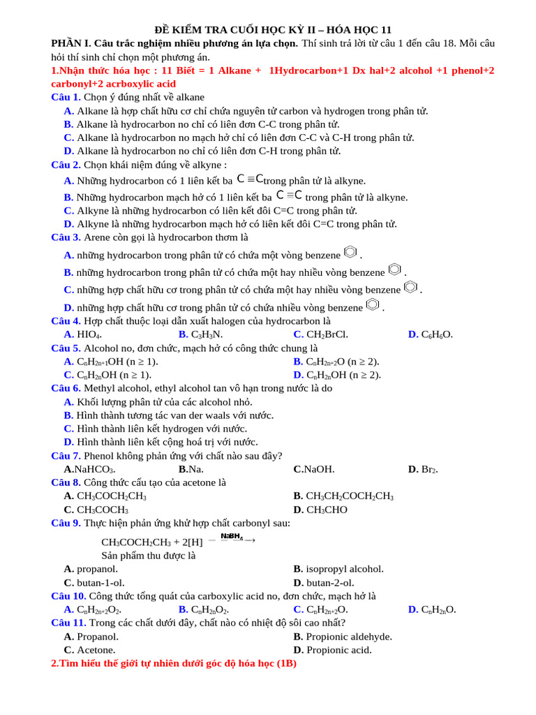 23 - 24. de Luyen Hoa 11 - HKII | PDF