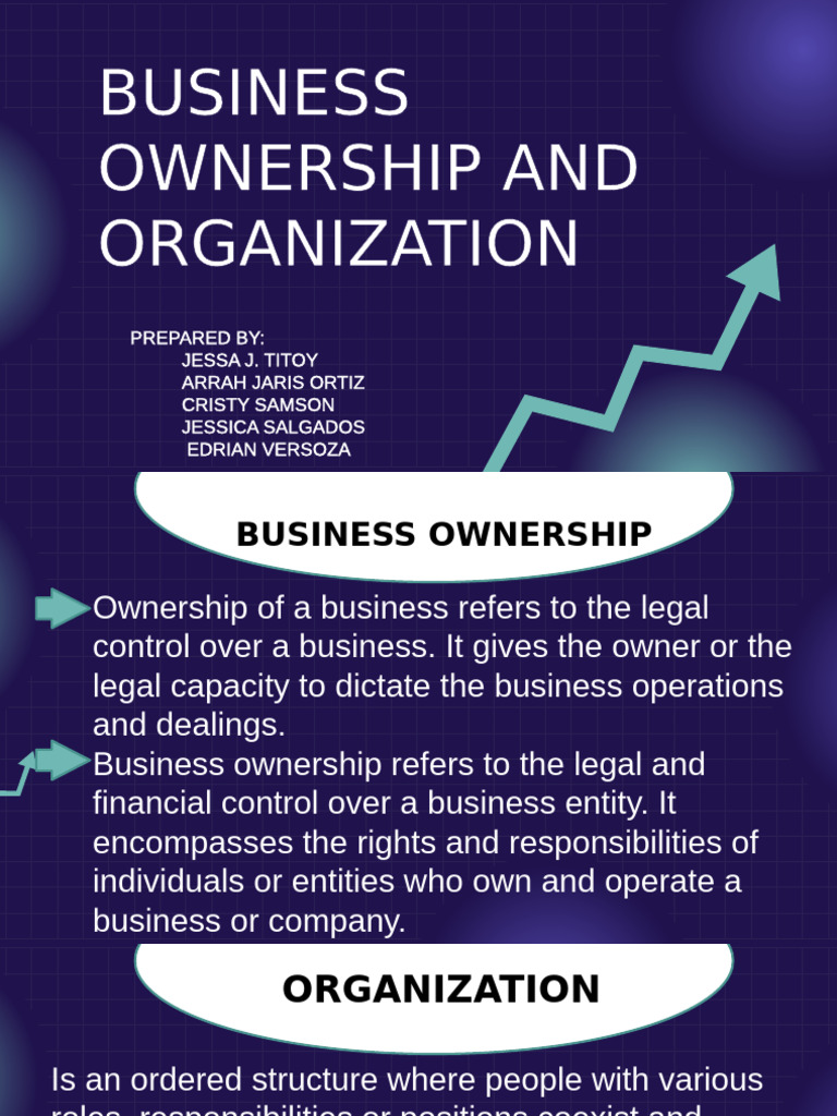 Group5 Ownership and Organization | PDF