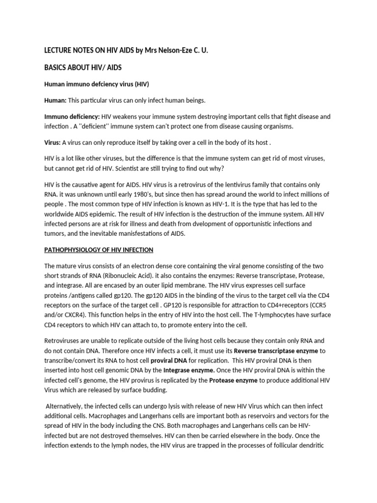 Hiv Aids | PDF