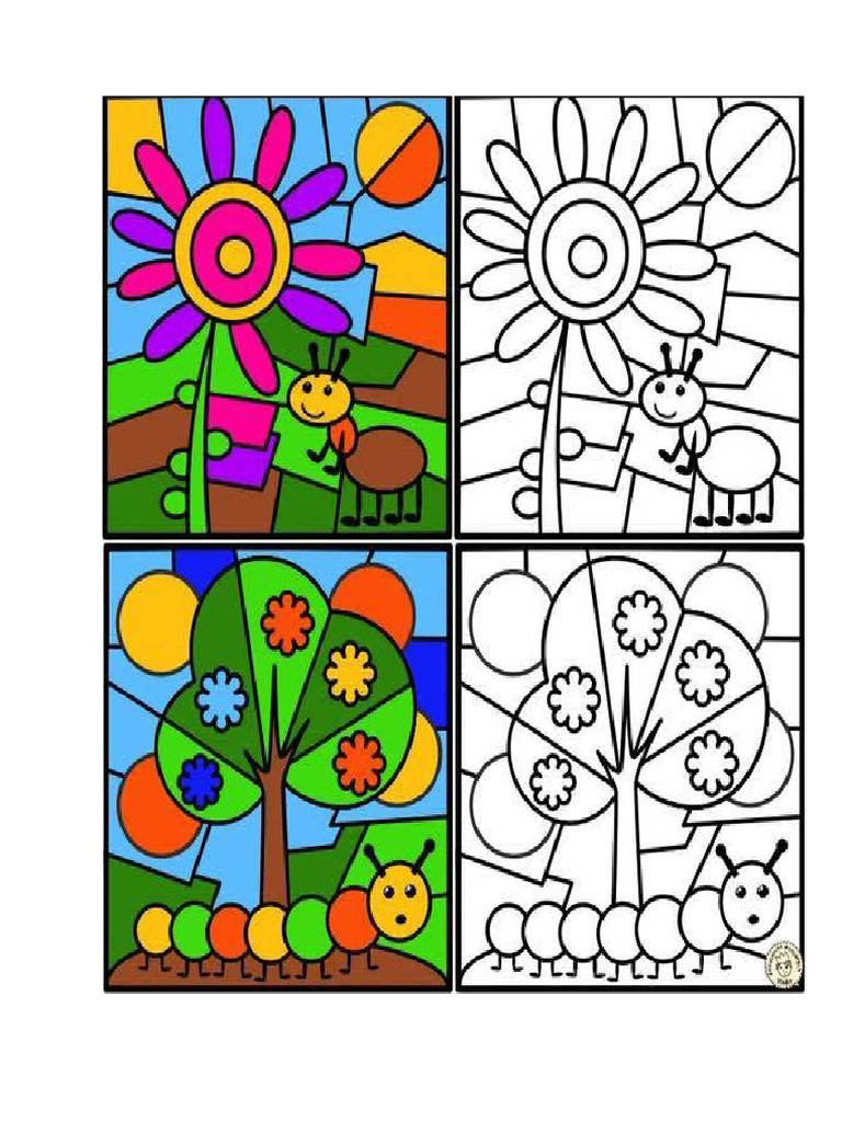 Dibujos Con Colores | PDF