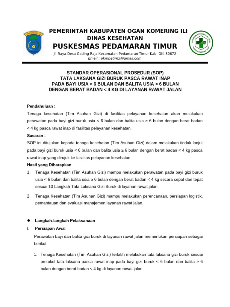 Sop Tata Laksana Gibur Pasca Ranap | PDF