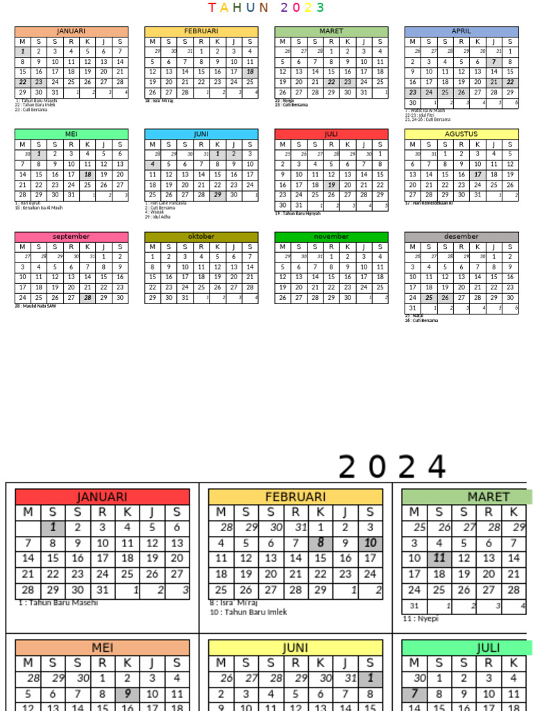 Kalender 2023 | PDF