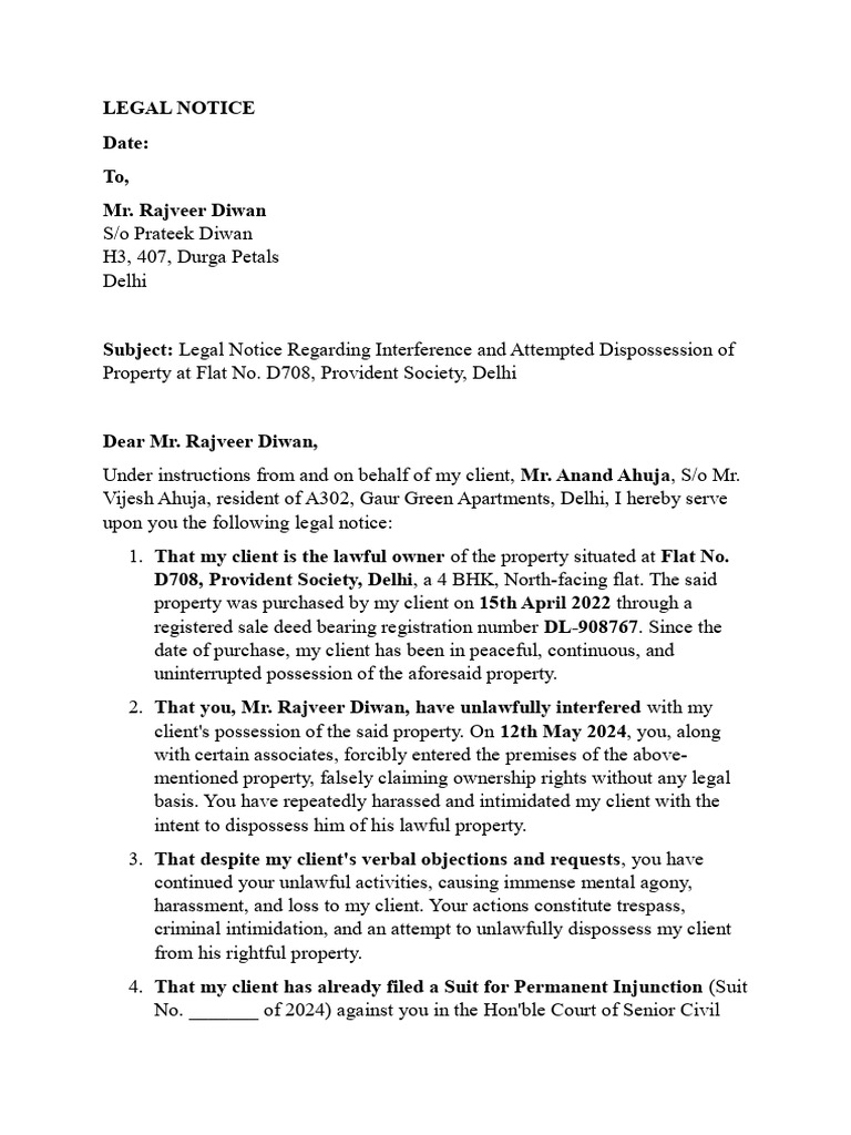 Legal Notice. Ti | PDF
