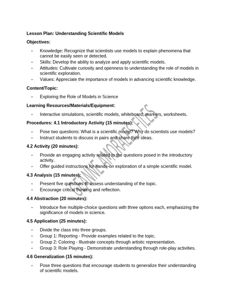 Recognize That Scientists Use Models To Explain Phenomena That Cannot Be Easily Seen or Detected ...