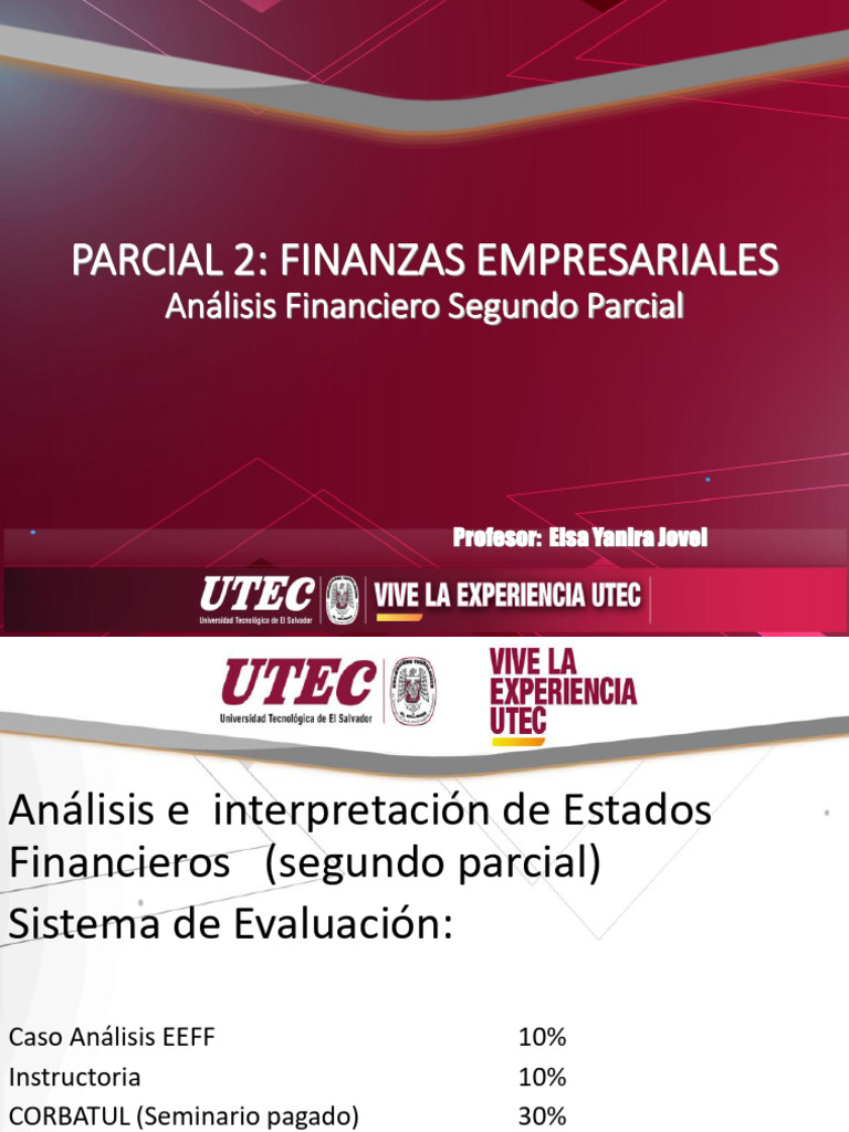 UTEC 2024 Analisis Financiero | PDF