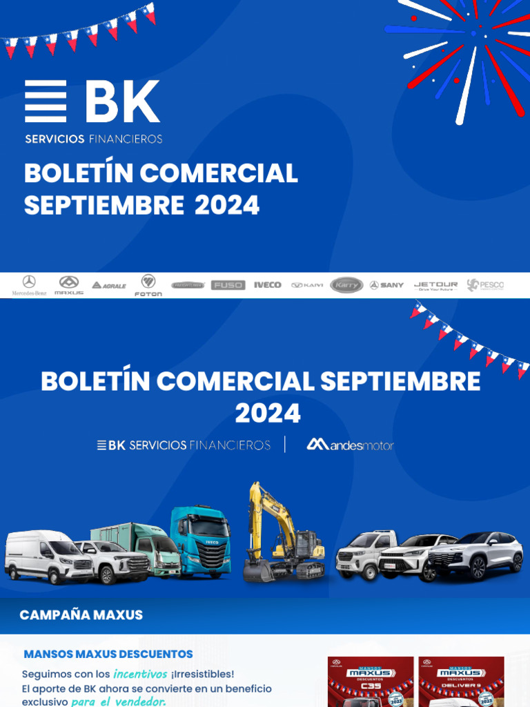 09 2024 Boletin Tasas y Comisiones BK Global | PDF