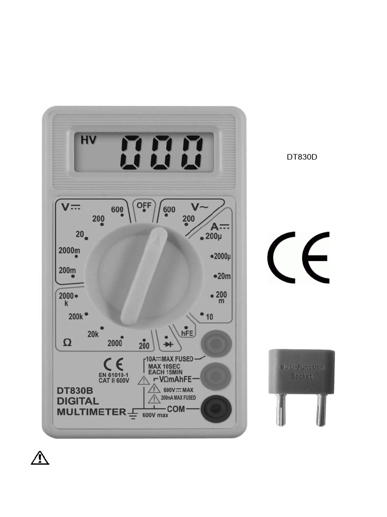 Manual Multimetro | PDF
