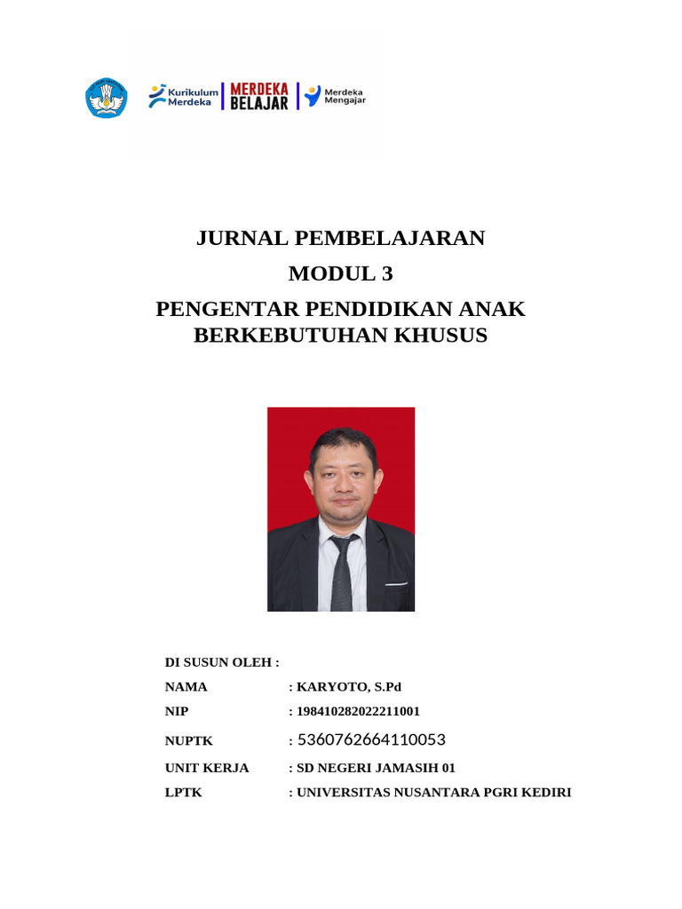 Modul 3 PPG Guru Tertentu Karyoto | PDF
