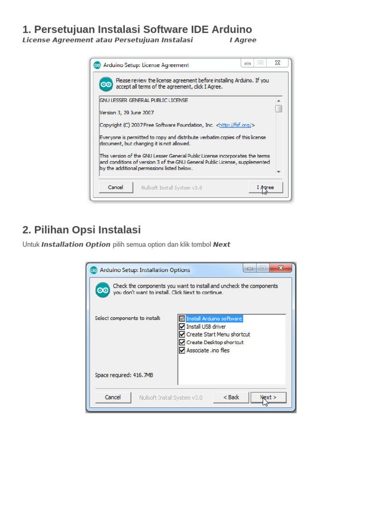 Cara Instalasi Program | PDF